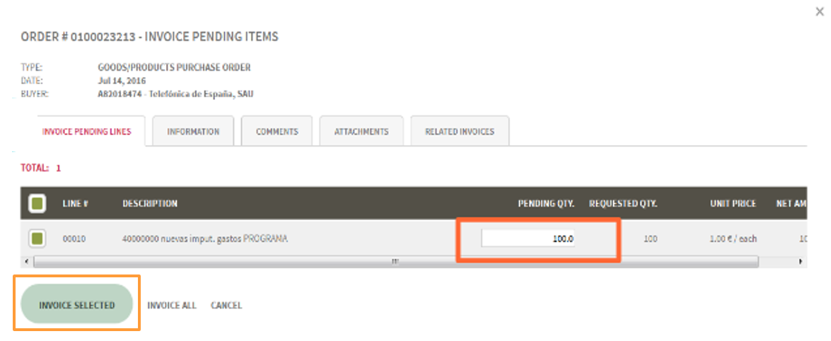 How to create an invoice with reference to order Not Received or No ...