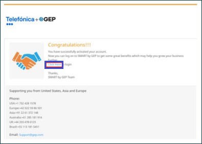 How to activate the company registration in supplier's portal GEP SMART?