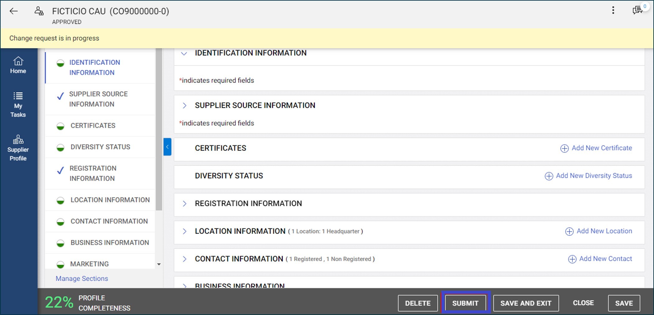 What should I do if I need to update any information in my business ...
