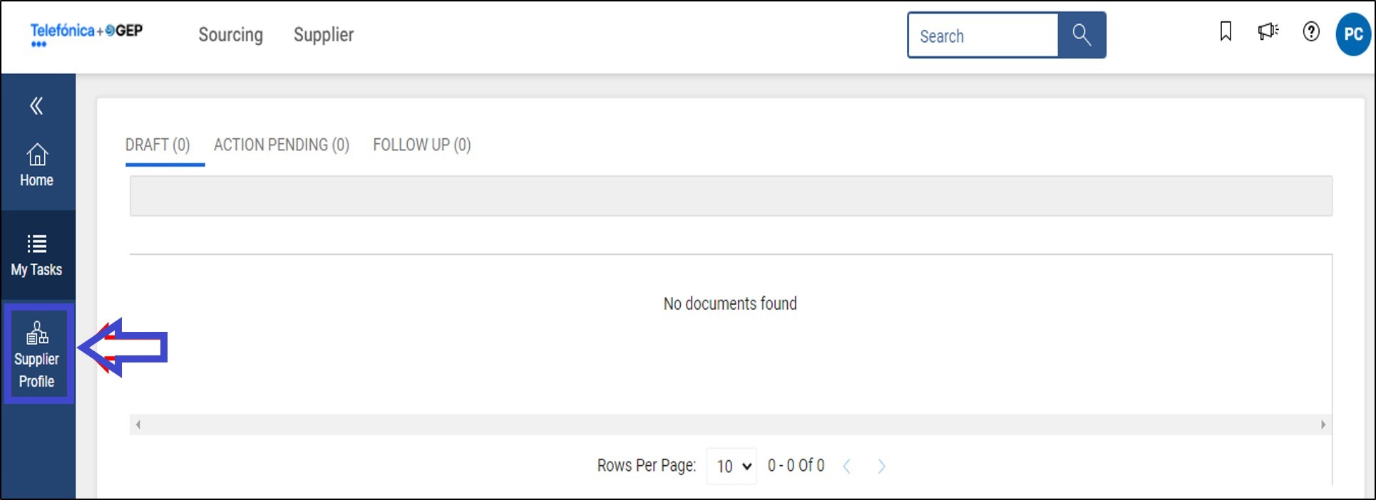 How to edit profile in GEP SMART when company status is REGISTERED?