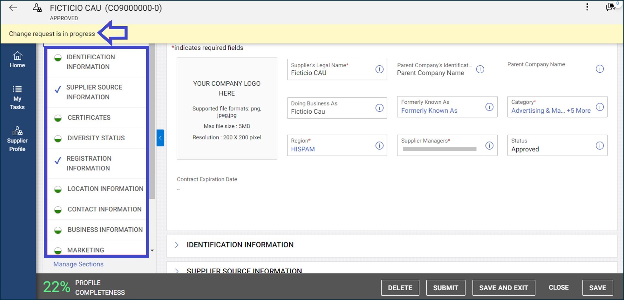 How to create a change request?