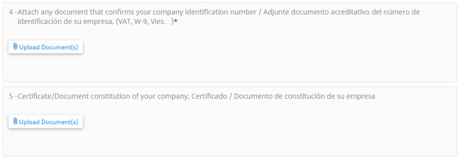 2032 What are the data I need to fill in the Registration Form